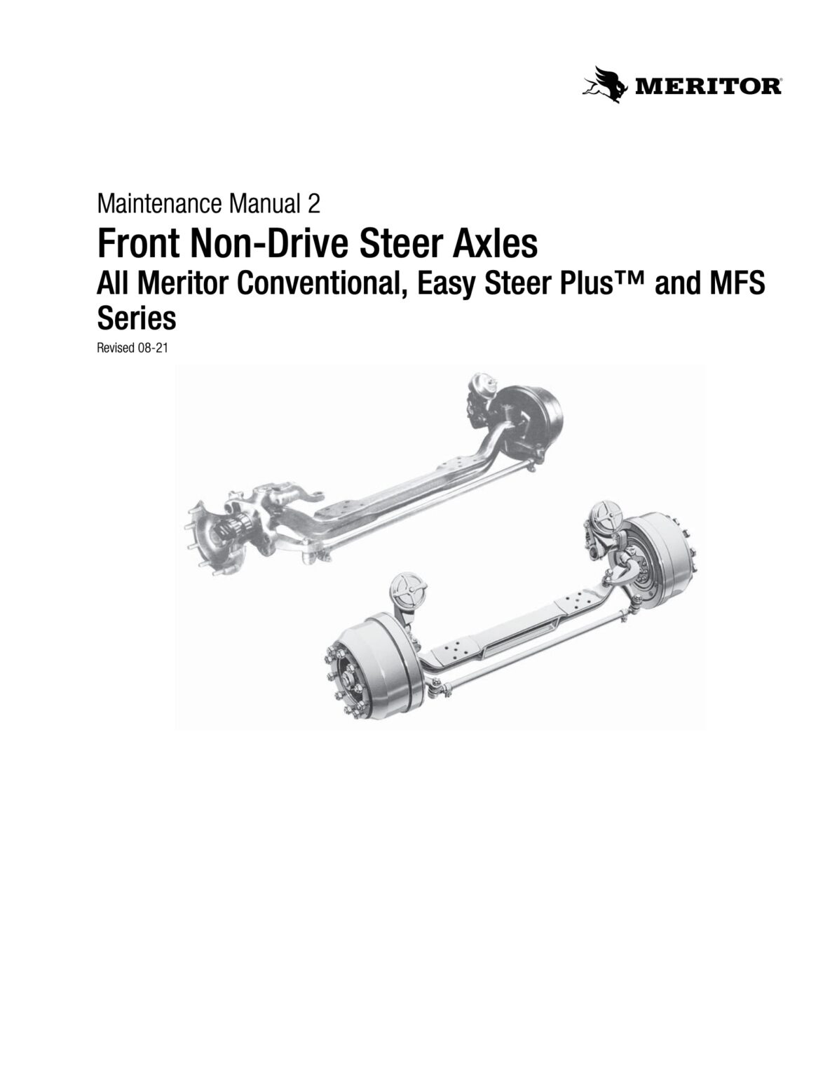 Meritor Front Non-Drive Steer Axles Maintenance Manual | Heavy Duty ...