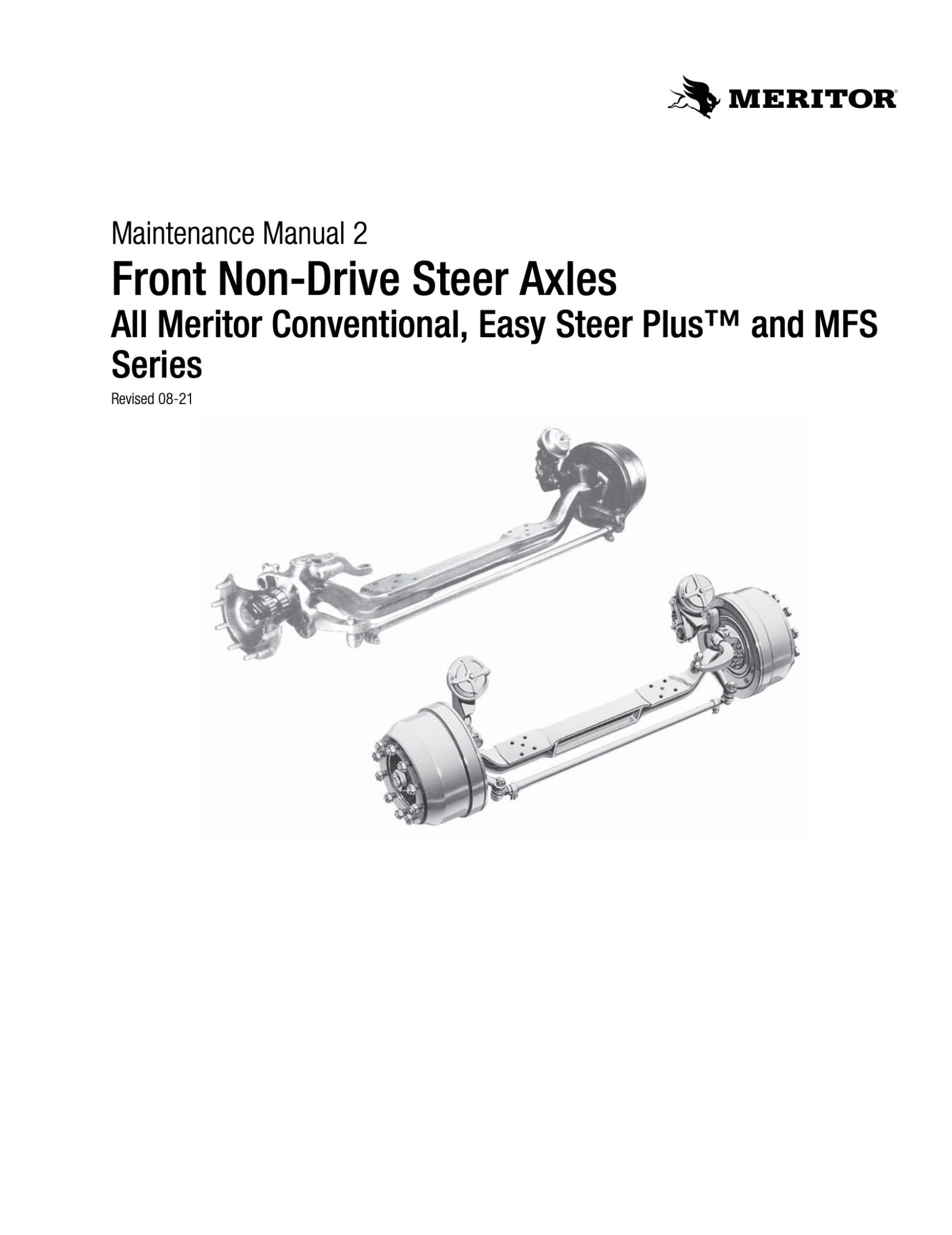Meritor Front Non-Drive Steer Axles Maintenance Manual | Heavy Duty ...